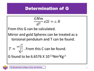 Properties of Matter - U1 - Gravitation -PPT 1.pptx