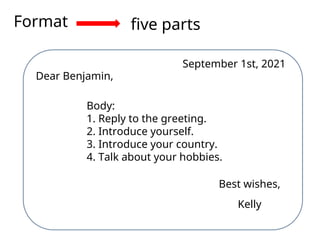 Parts of a Letter and How to writing a Letter | PPT