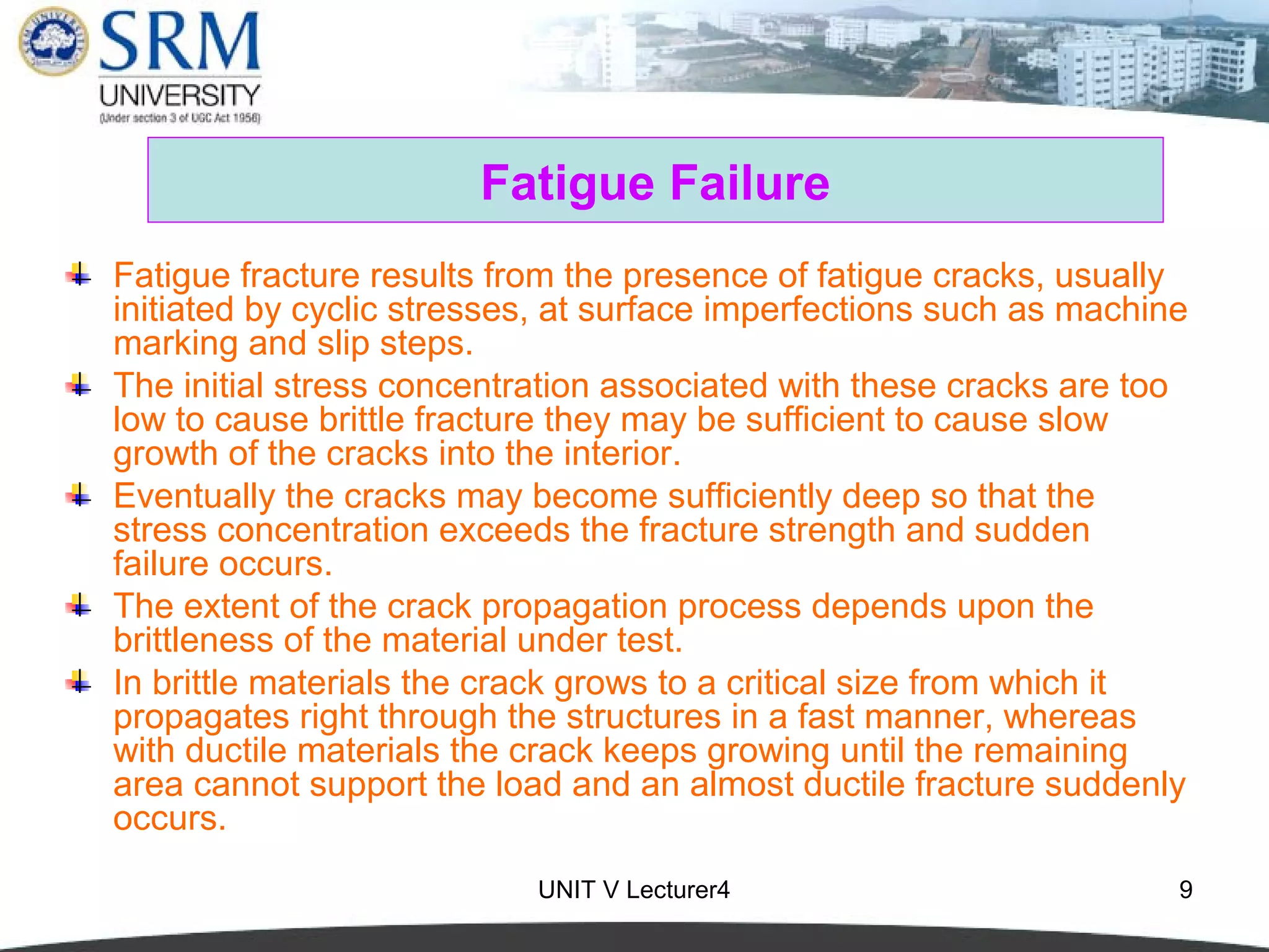Fatigue and creep | PPT