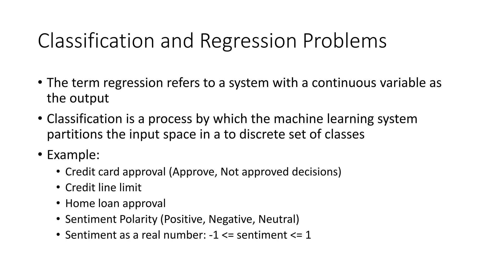 Machine Learning Lecture 2 Basics | PPT