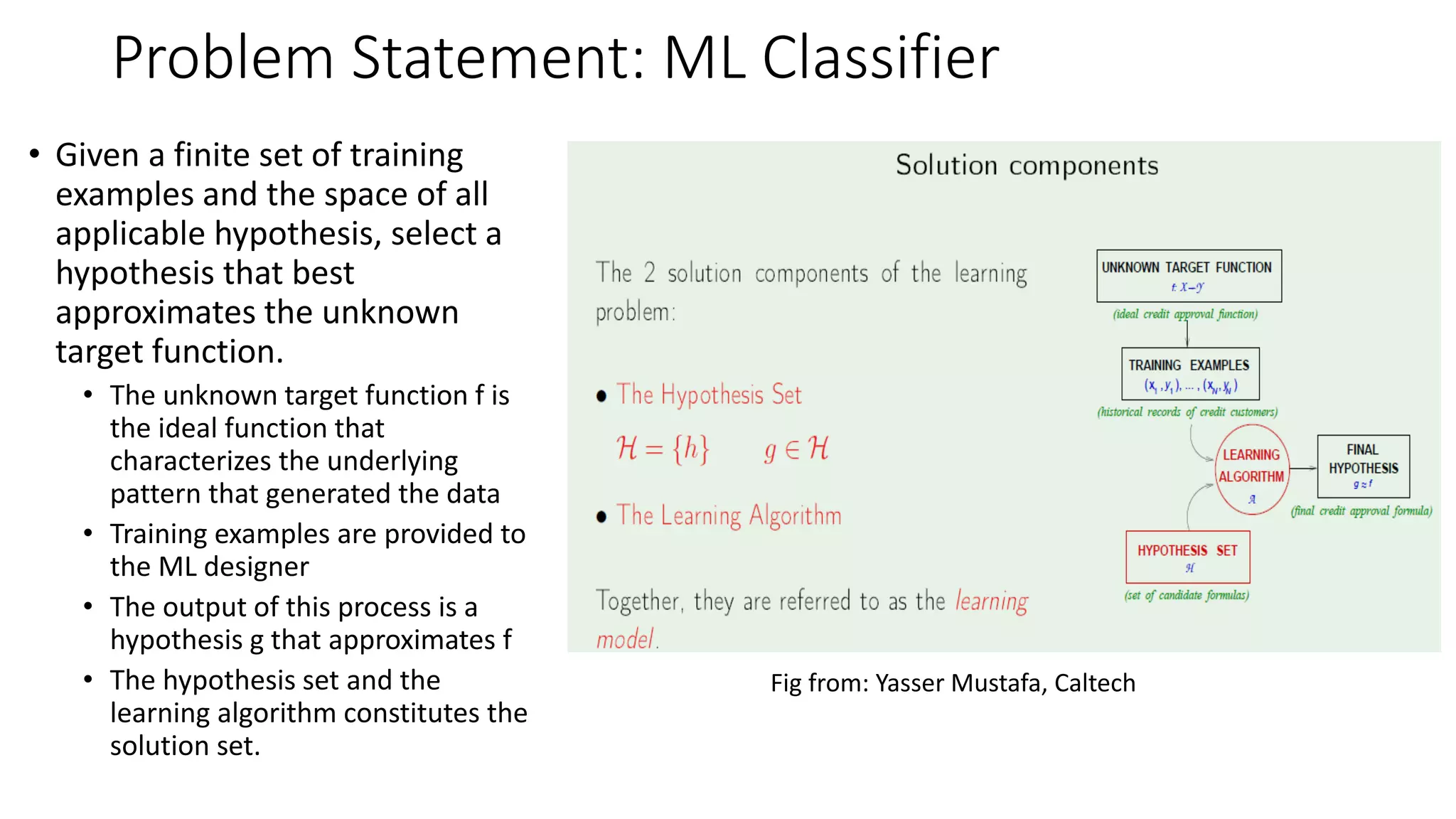 Machine Learning Lecture 2 Basics | PPT
