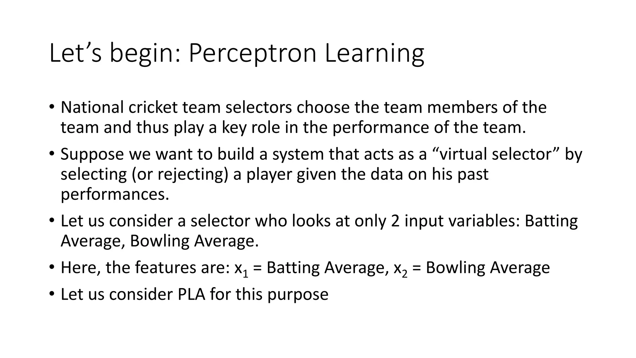 Machine Learning Lecture 2 Basics | PPT