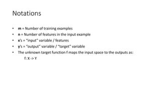 Machine Learning Lecture 2 Basics | PPT