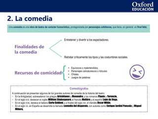 2 ESO - Unidad 12 - Presentación Los subgéneros dramáticos | PPTX