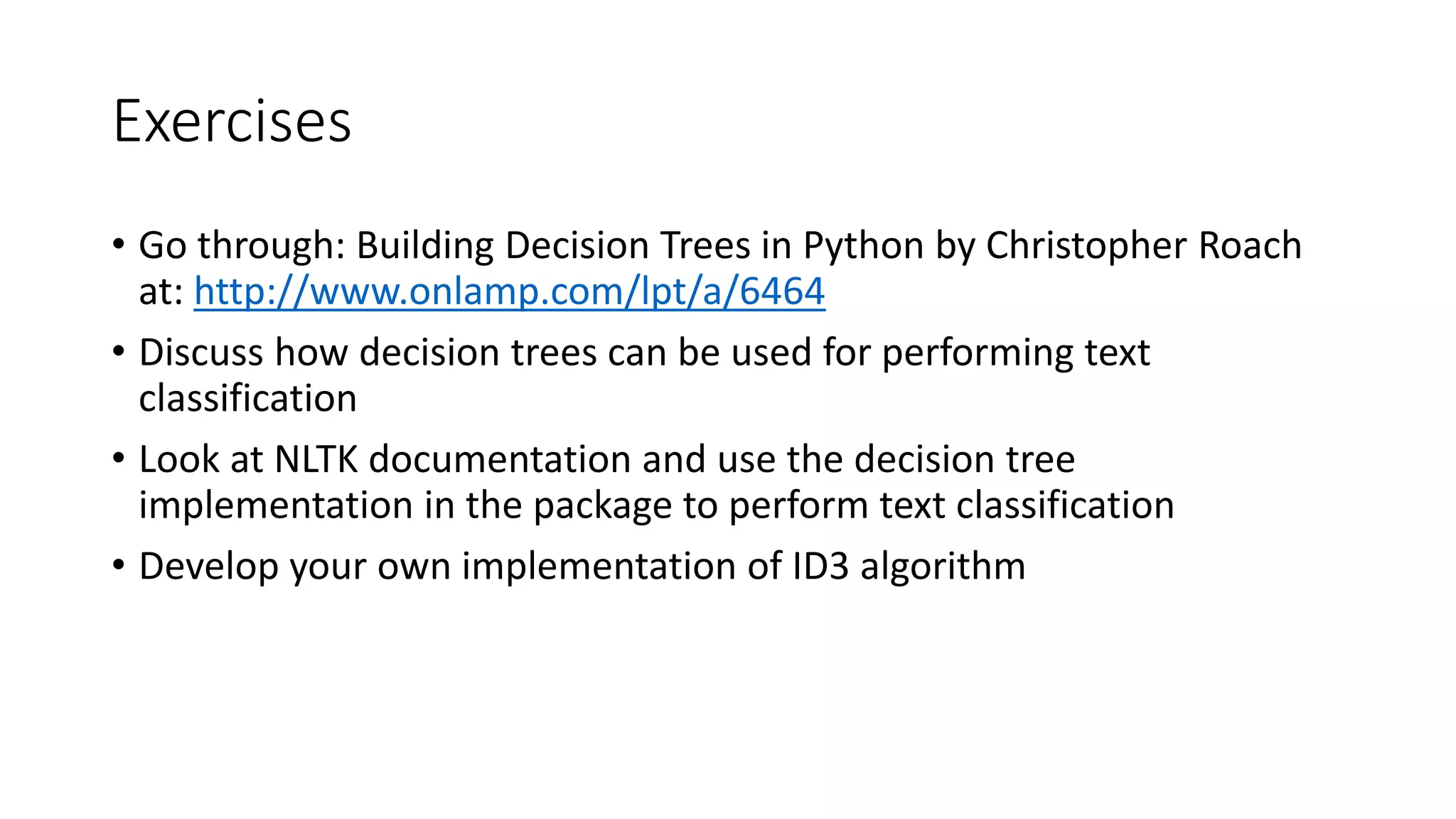 Machine Learning Lecture 3 Decision Trees | PDF