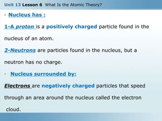 U13 Lesson 6 What Is the Atomic Theory - Copy.ppt