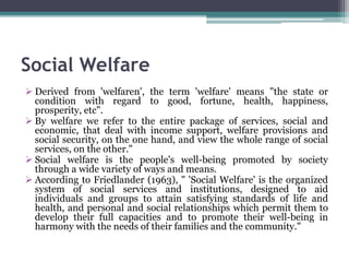 Social work meaning and concept | PPTX