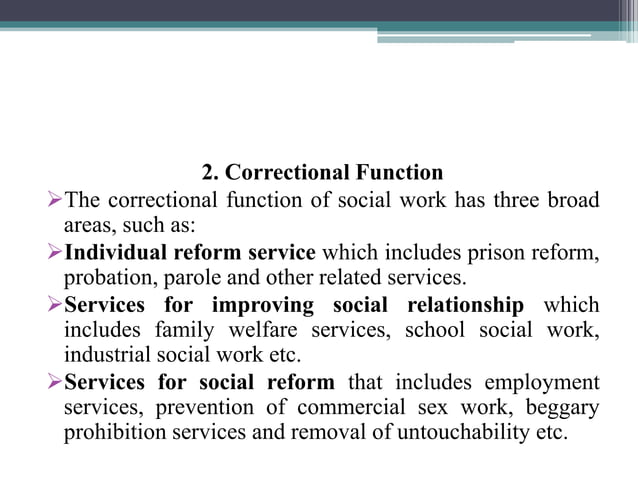 Social work meaning and concept | PPTX | Government Support and Welfare ...