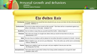 U1C2L7PPT to teach people in JROTC about personal growthh | PPTX