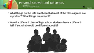 U1C2L7PPT to teach people in JROTC about personal growthh | PPTX