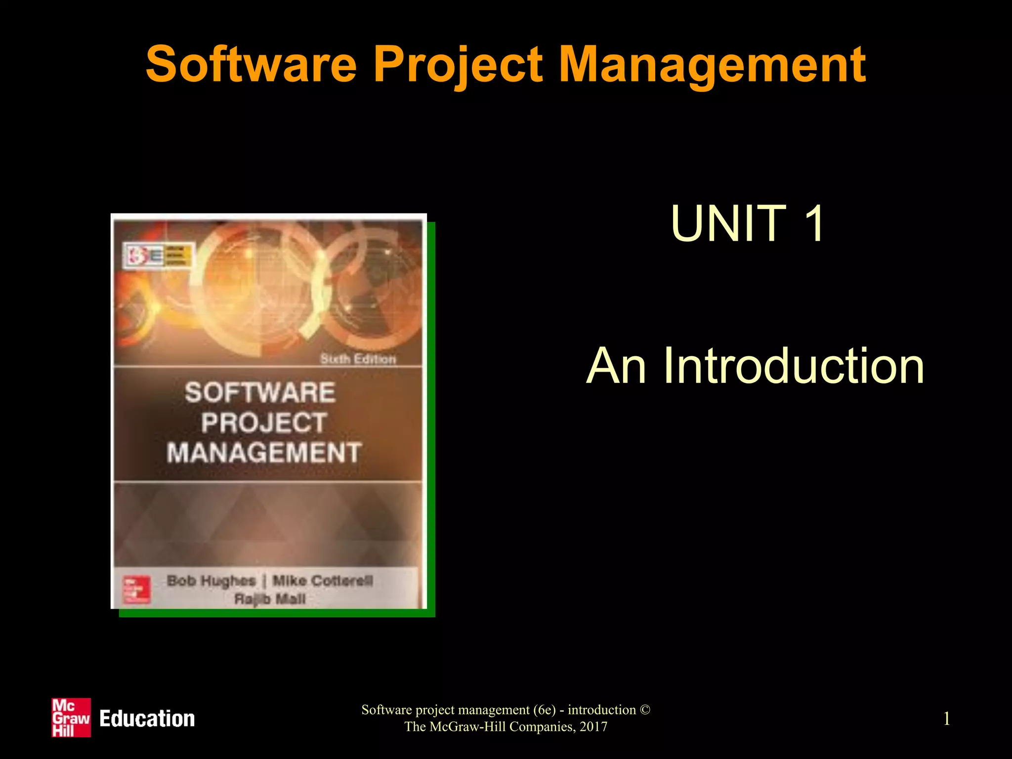 Chapter 01 - Introduction to Software Project Management | PDF