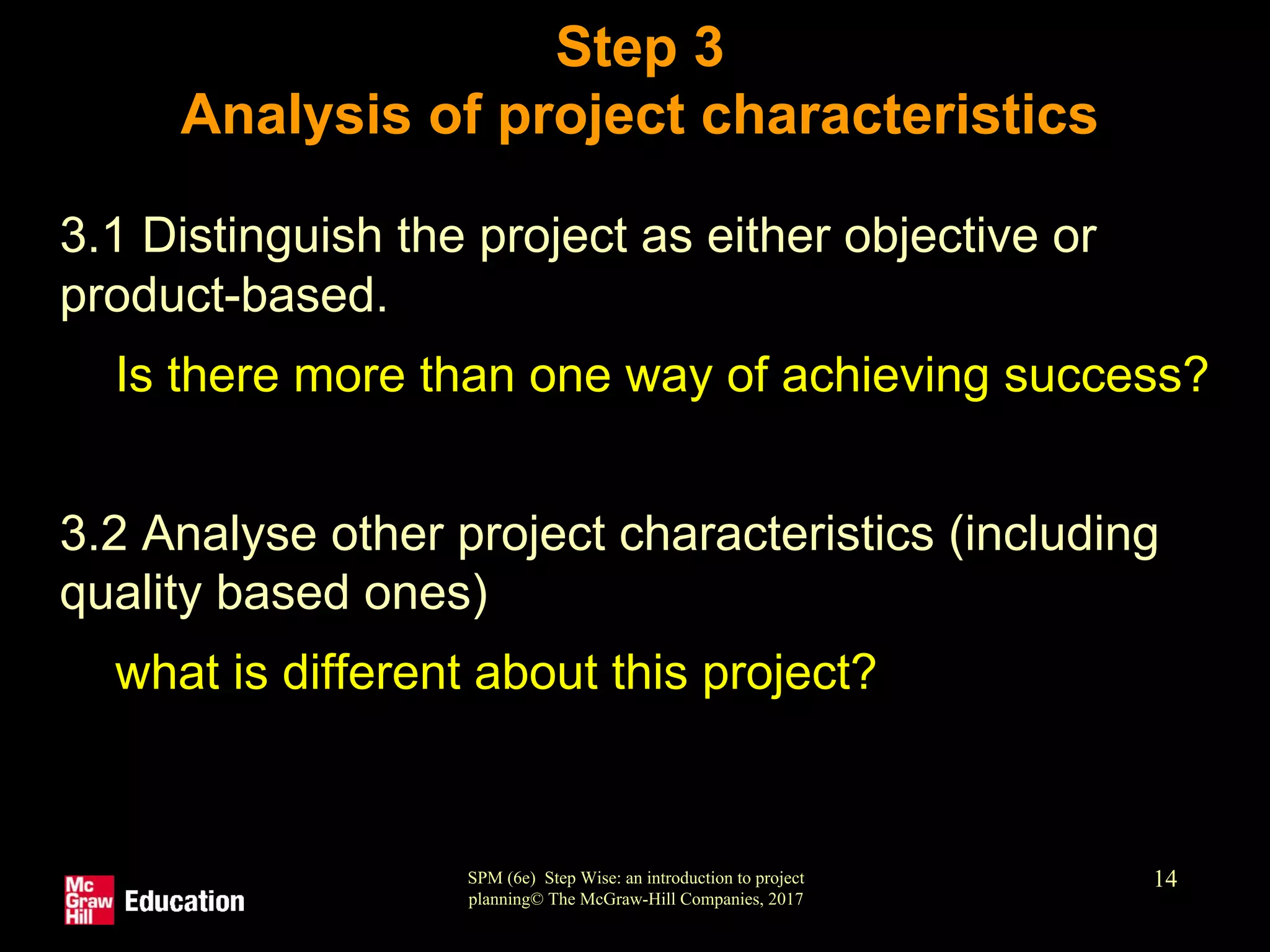Chapter 03 overview-of project planning Step Wise | PDF