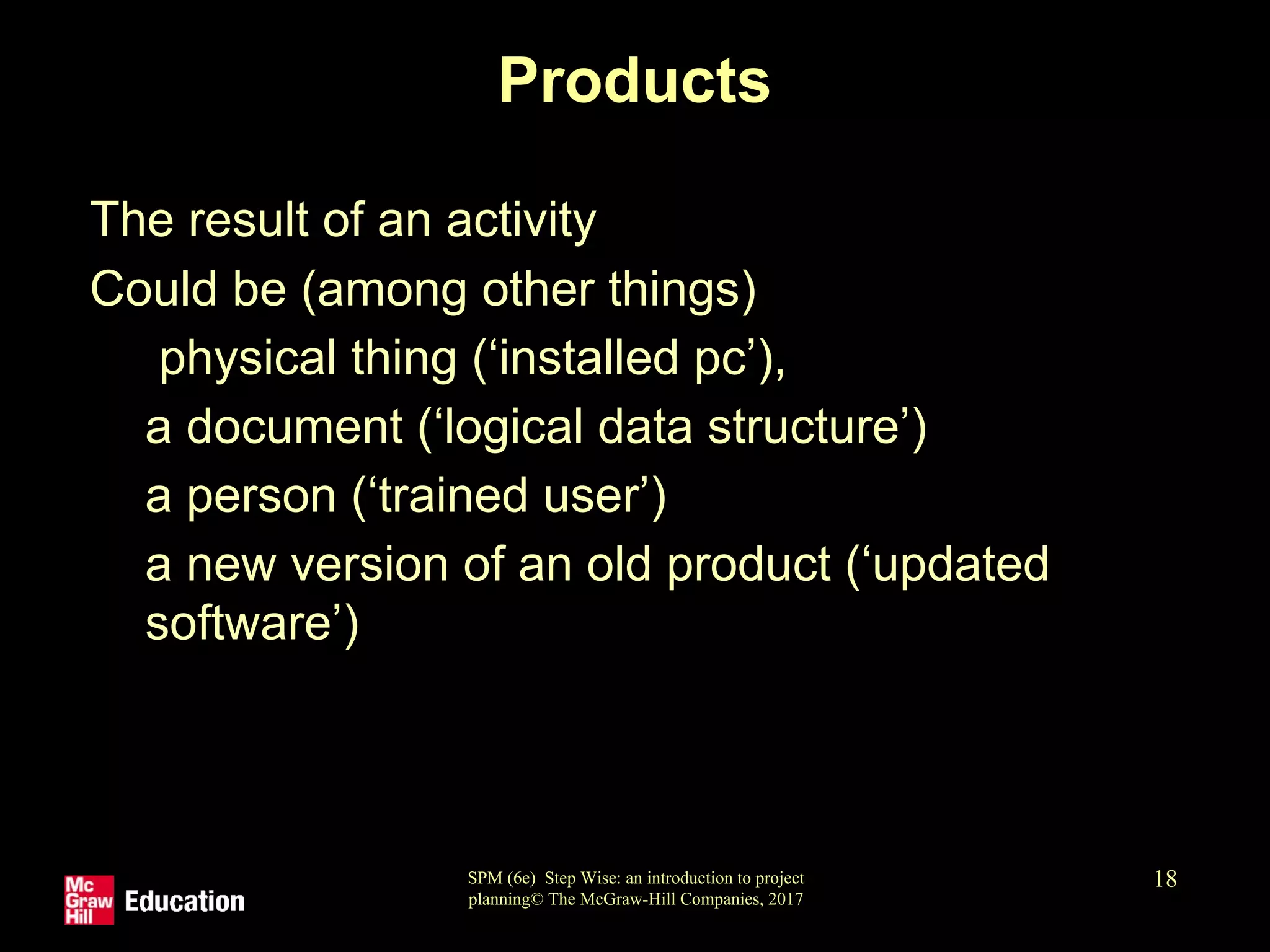 Chapter 03 overview-of project planning Step Wise | PDF