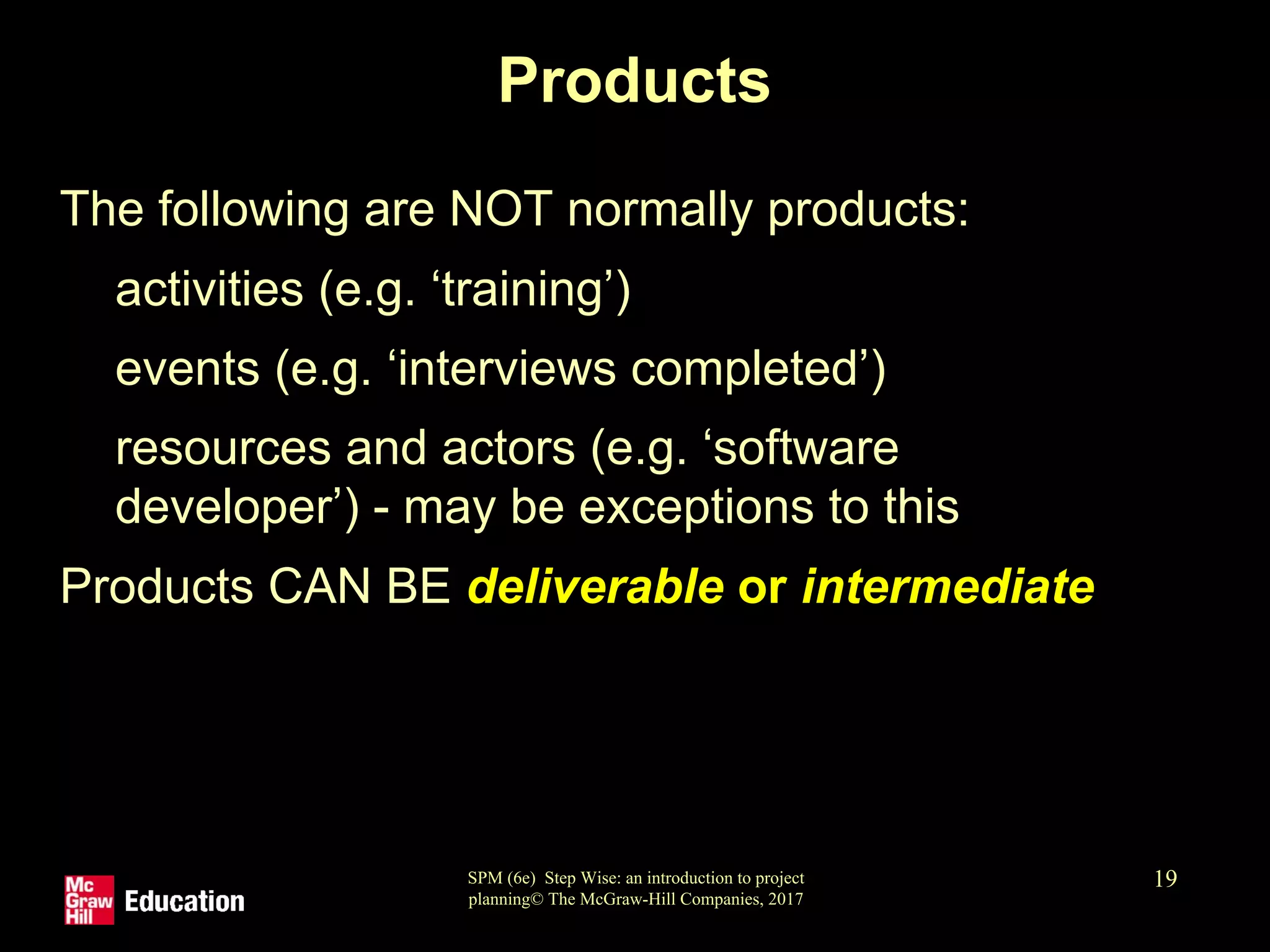 Chapter 03 overview-of project planning Step Wise | PDF