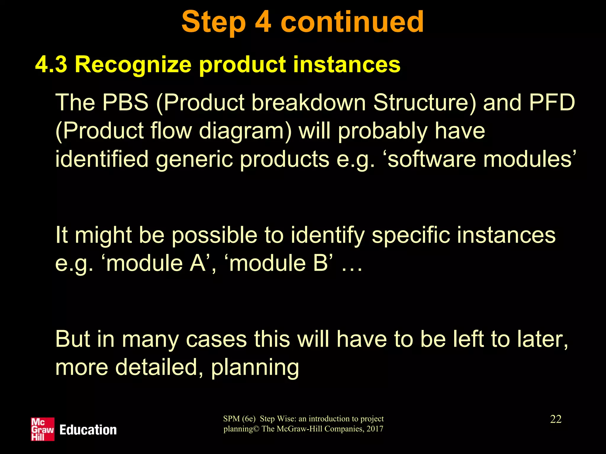 Chapter 03 overview-of project planning Step Wise | PDF
