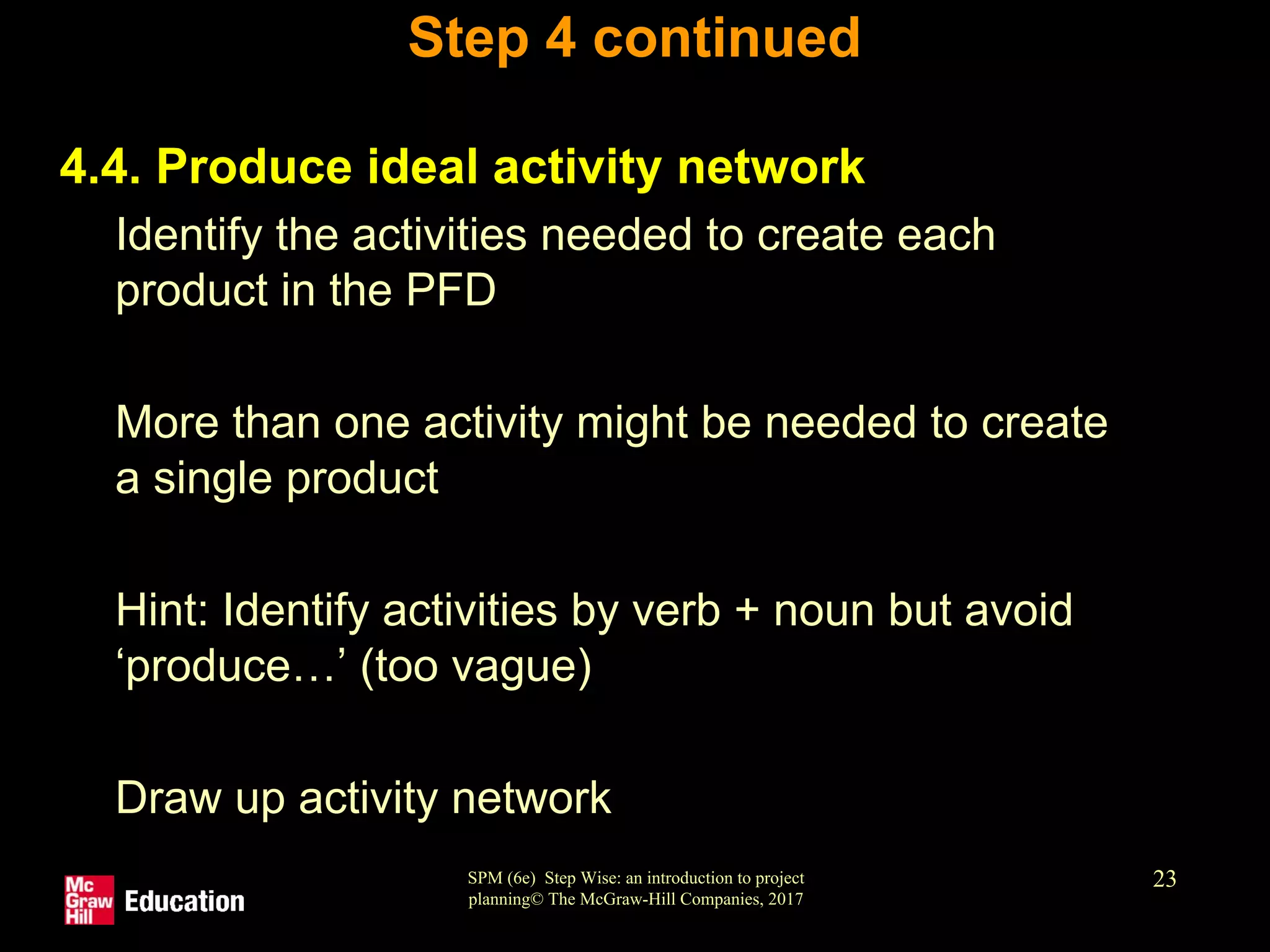 Chapter 03 overview-of project planning Step Wise | PDF
