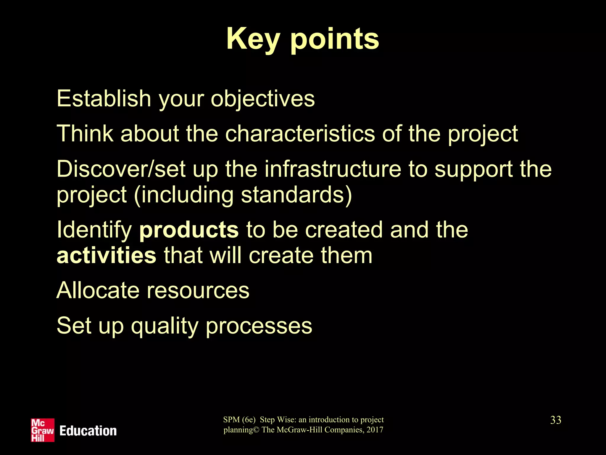 Chapter 03 overview-of project planning Step Wise | PDF