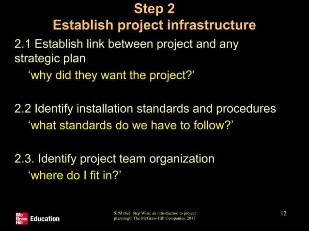 Chapter 03 overview-of project planning Step Wise | PDF | Business ...