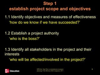 Chapter 03 overview-of project planning Step Wise | PDF