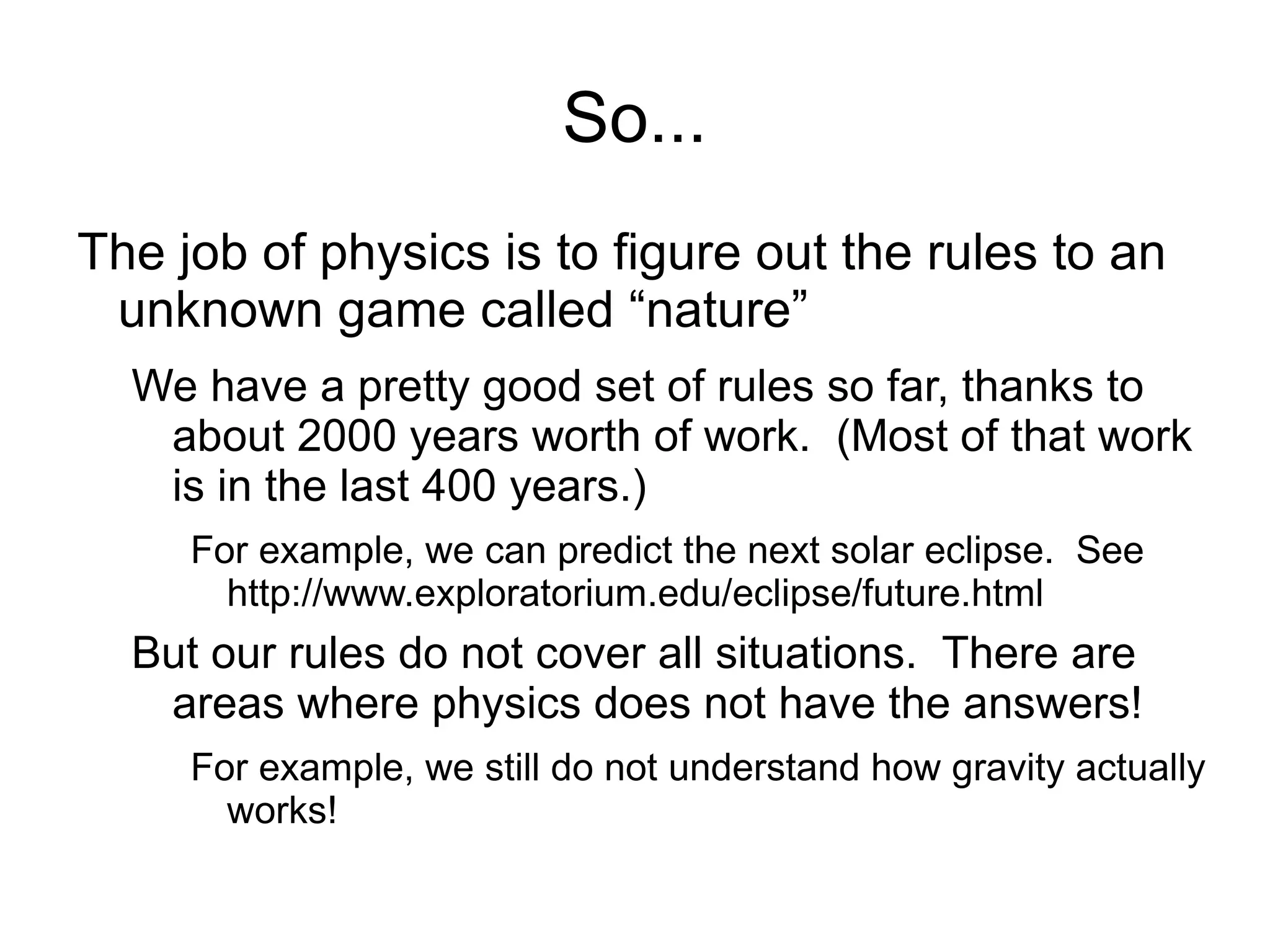 Introduction to Physics | PPT