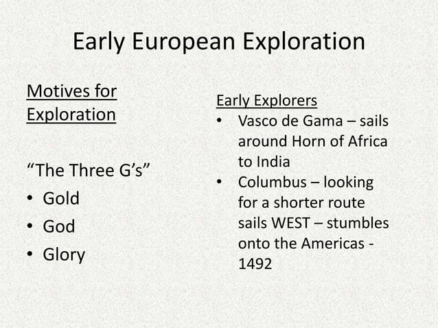 Unit 1 Early Exploration | PPTX | Europe Travel | Travel Locations