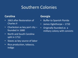 Unit 1 American Colonies | PPTX