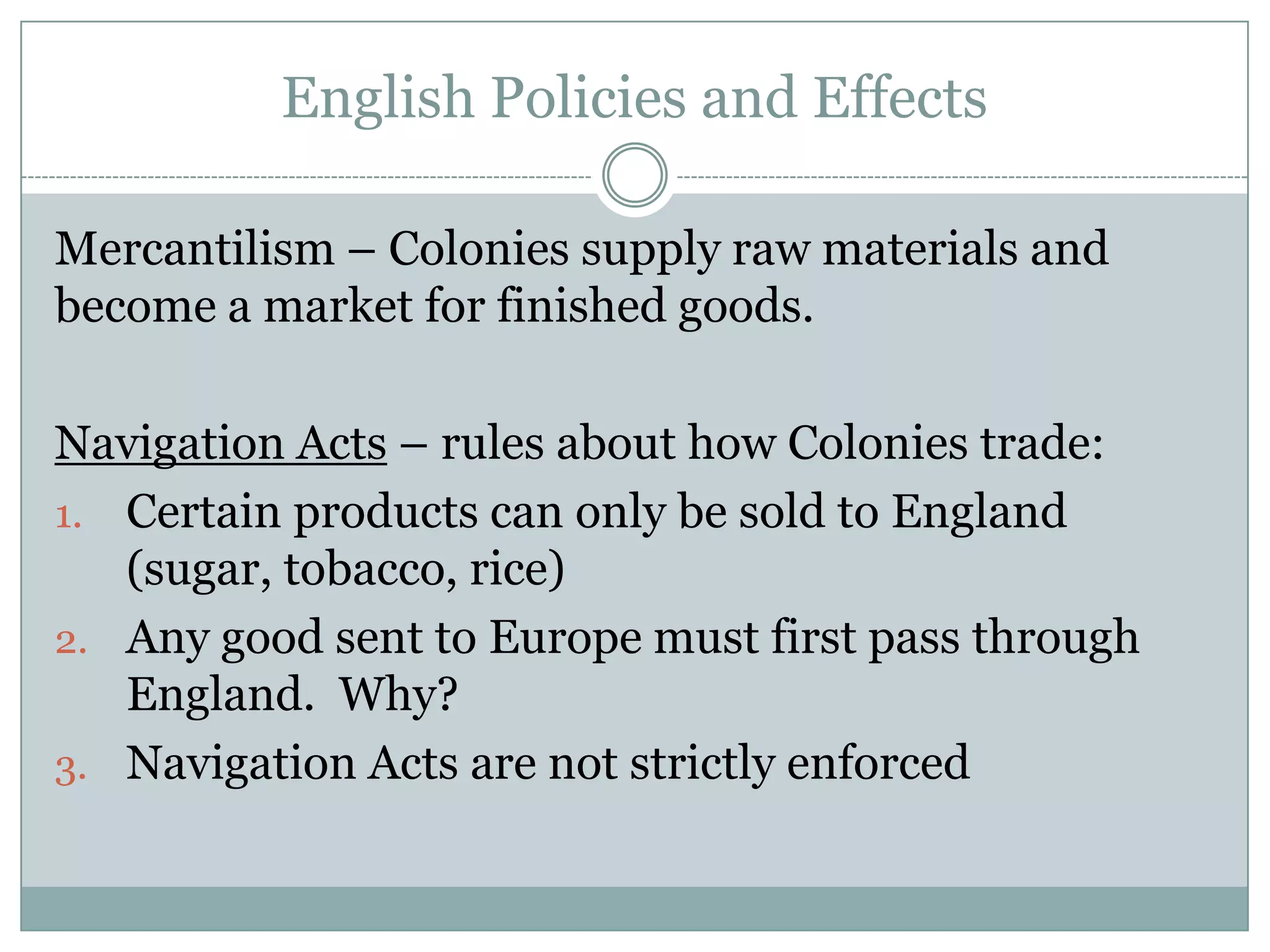 Unit 1 Colonial Life | PPT