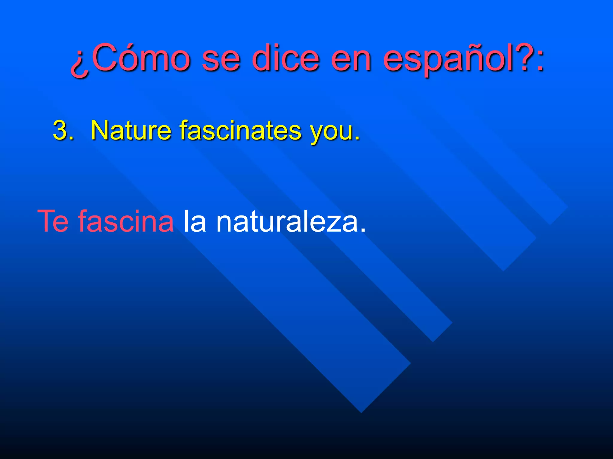 Verbos como gustar - presentación | PPT