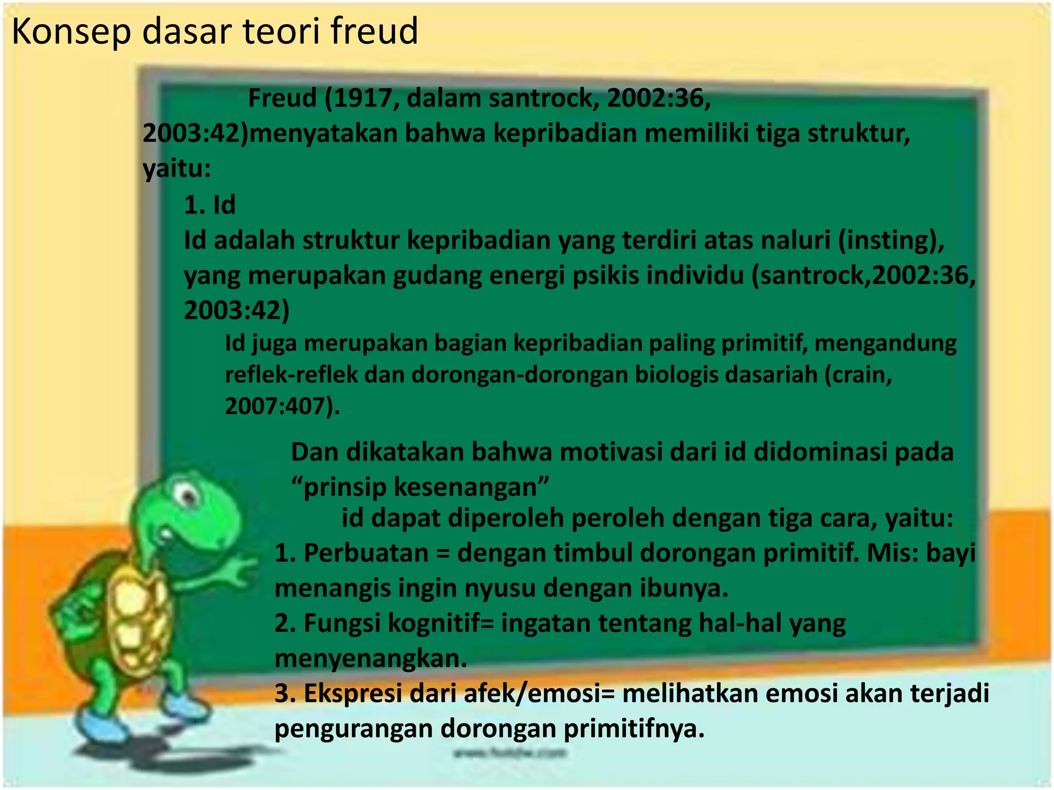 teori psikoanalisa sigmund freud uin suska riau | PPTX
