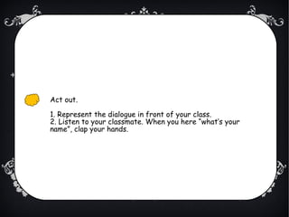 U1 hello, how are you ppt | PPT