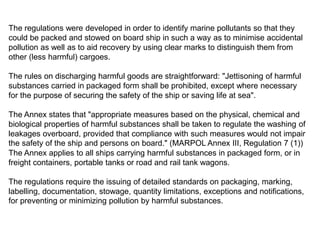 Marpol annex 3& 6 | PPTX
