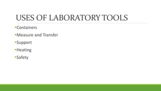 Unit 1, Lesson 1.5 - Laboratory Tools | PPTX