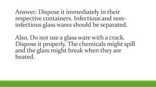 Unit 1, Lesson 1.6 - Safety in the Laboratory | PPTX