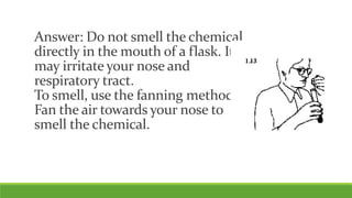 Unit 1, Lesson 1.6 - Safety in the Laboratory | PPTX