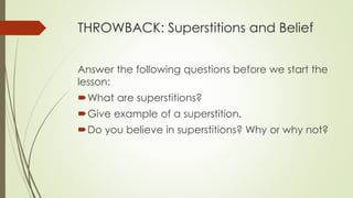Unit 1, Lesson 1.7 - The Scientific Method (Part One) | PPTX