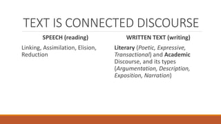U1L1 - TEXT AS CONNECTED DISCOURSE.pptx