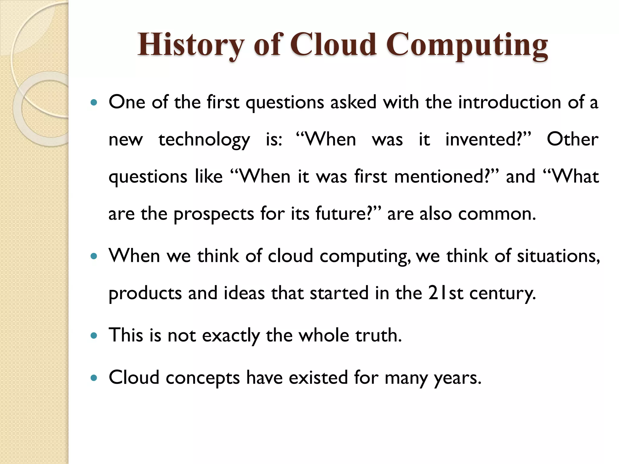 History of cloud computing | PDF