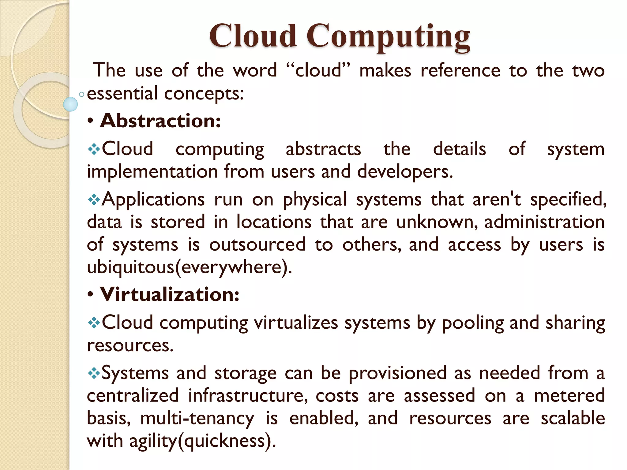 History of cloud computing | PDF | Cloud Computing | Internet