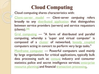 History of cloud computing | PDF