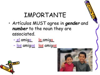 LOS ARTICULOS DEFINIDOS E INDEFINIDOS.PPT