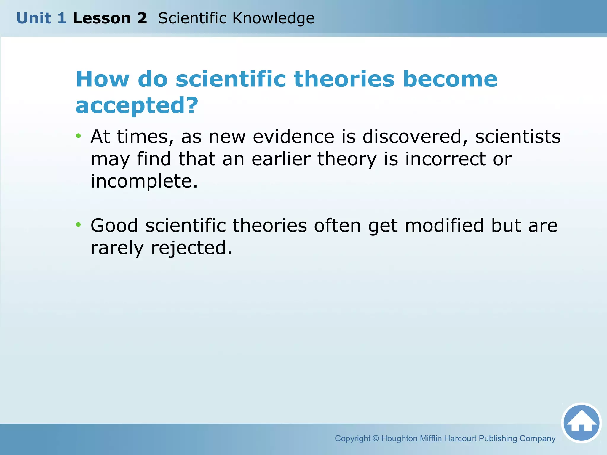 U1L2 - Scientific Knowledge | PPT