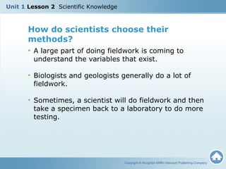 U1L2 - Scientific Knowledge | PPT