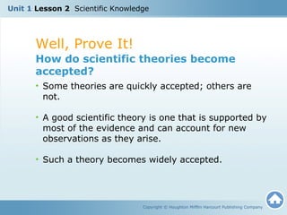 U1L2 - Scientific Knowledge | PPT