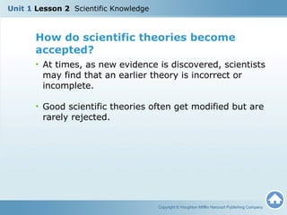 U1L2 - Scientific Knowledge | PPT