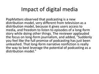 Serial (podcast) case study | PPT