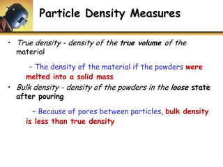 U1 p4 production & characteristics of metal powders | PDF