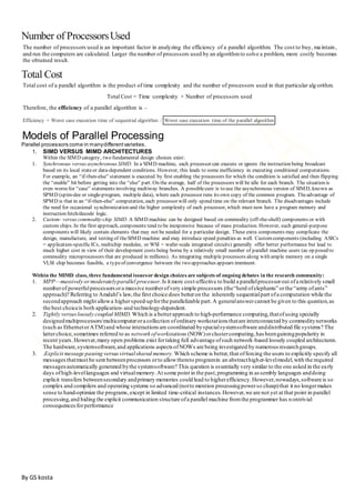 INTRODUCTION TO PARALLEL PROCESSING | PDF