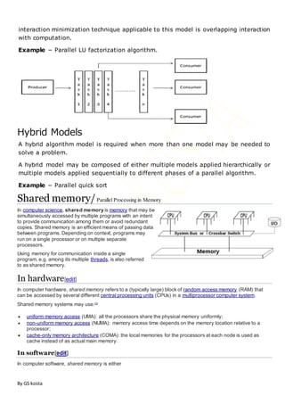 INTRODUCTION TO PARALLEL PROCESSING | DOCX
