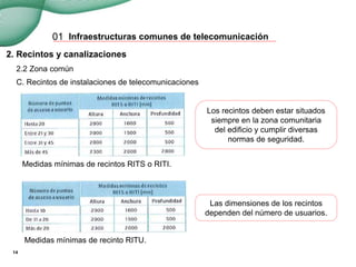 ICT Infrastructures comunes de telecomunicaciones | PPT
