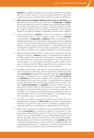 Esquema de Sermão de Santo António aos Peixes - Português 11 ano | PDF